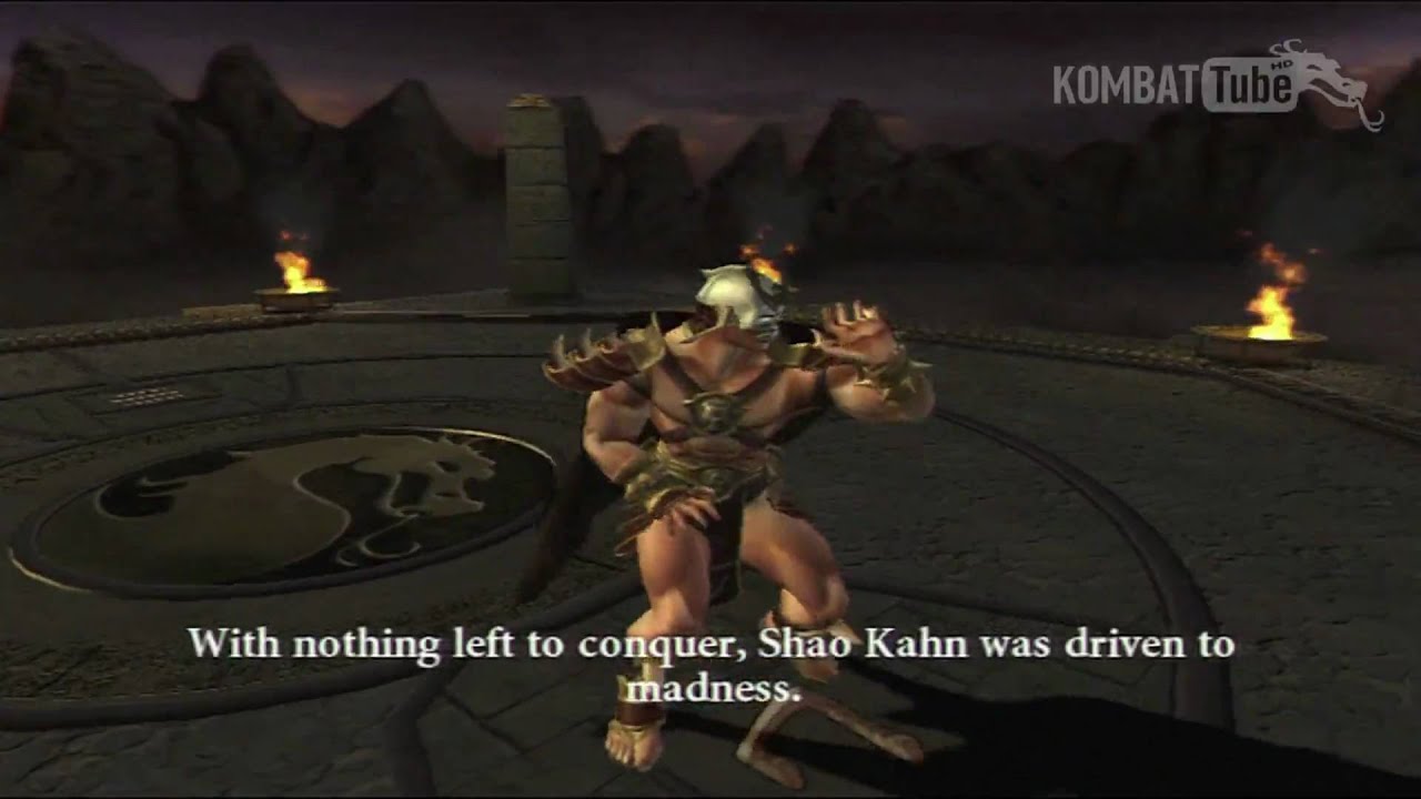 MK:Armageddon Ending: Shao Kahn - YouTube
