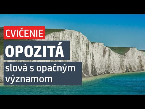 CVIČENIE: anglické slová s opačným významom - YouTube