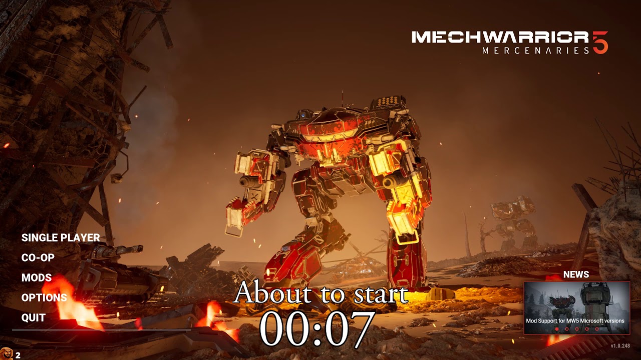 Stream - Mechwarrior 5: Mercenaries Reloaded mod Set 4 - YouTube