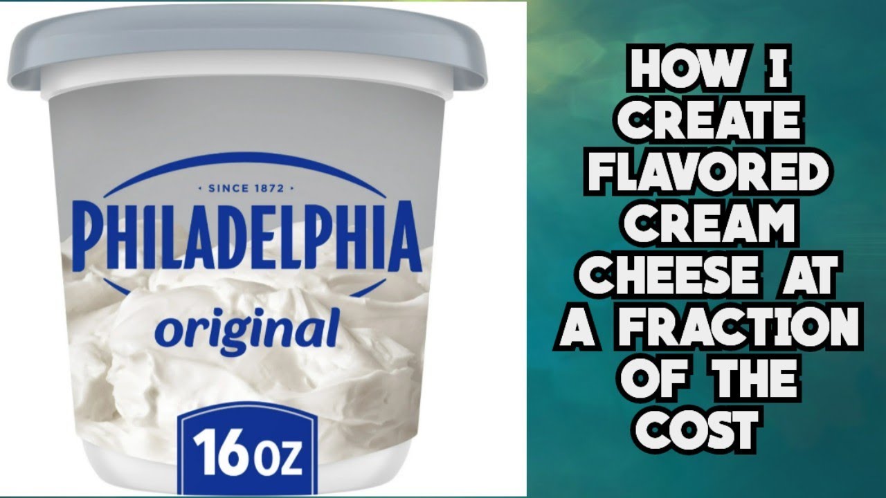 HOW I CREATE FLAVORED CREAM CHEESE AT A FRACTION OF THE COST - YouTube