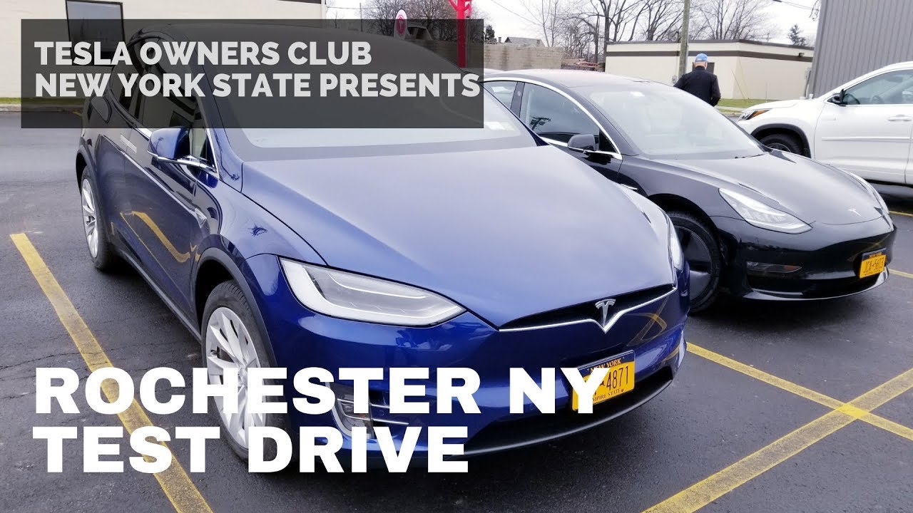 Tesla Is In Town! Model 3 & X Test Drive - YouTube