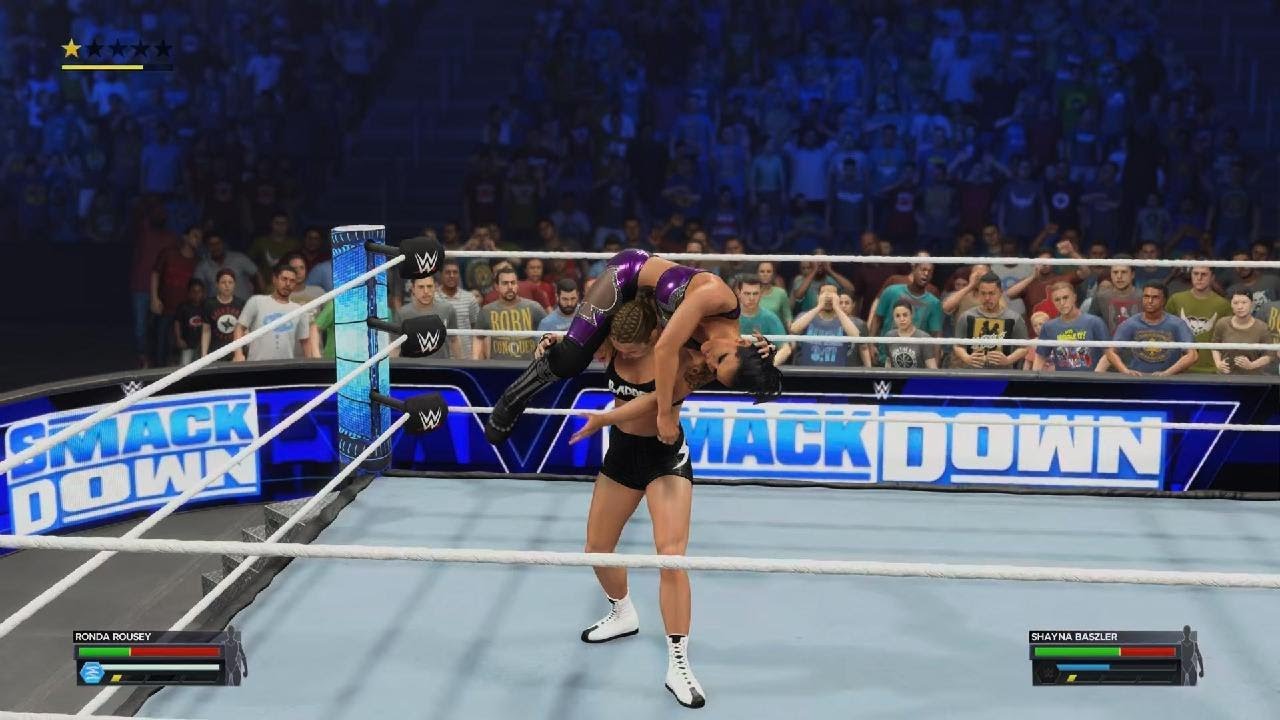 WWE 2K23 Ronda Rousey vs Shayna Baszler - YouTube