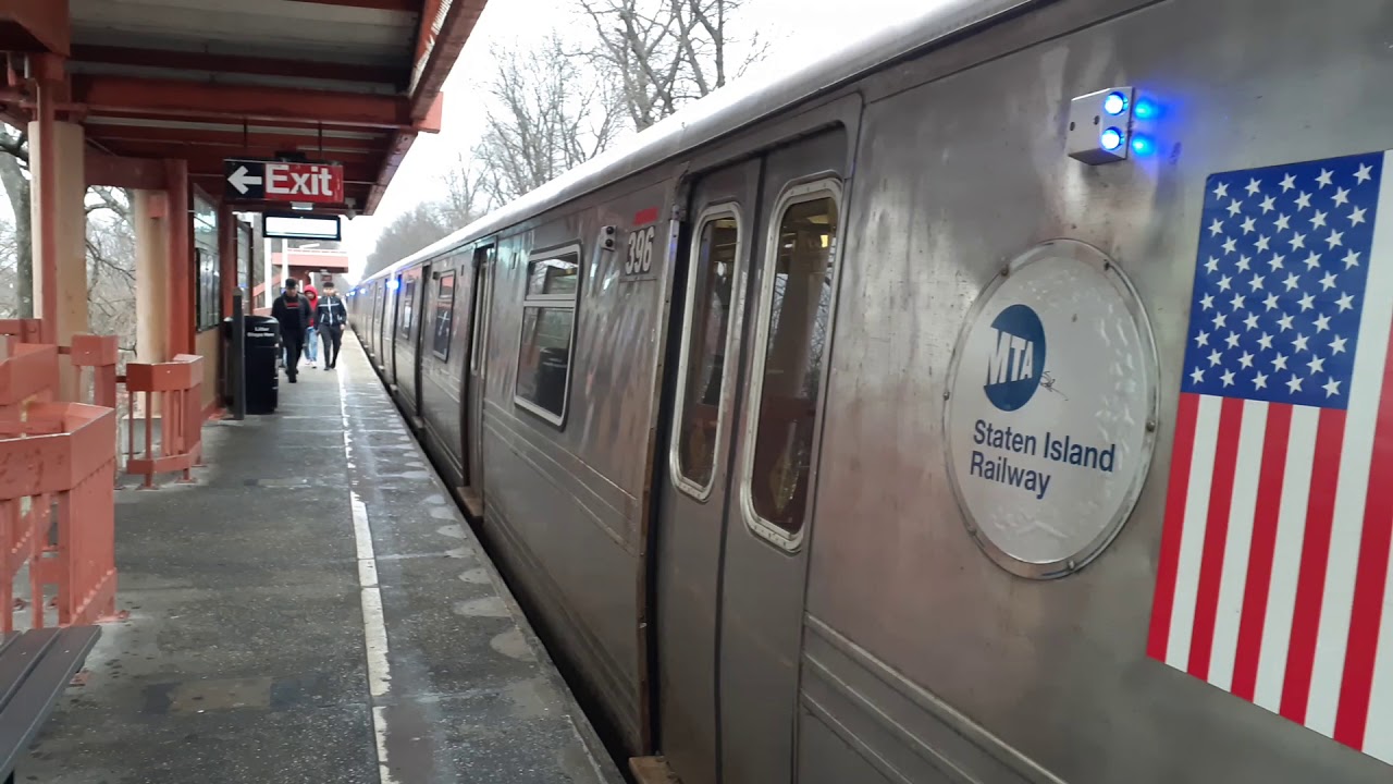 R44 Staten Island Railway leaves Eltingville (Video ruined because "You ...