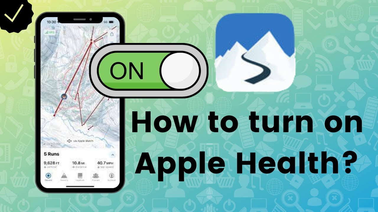 How to turn on Apple Health functions on Slopes? - YouTube