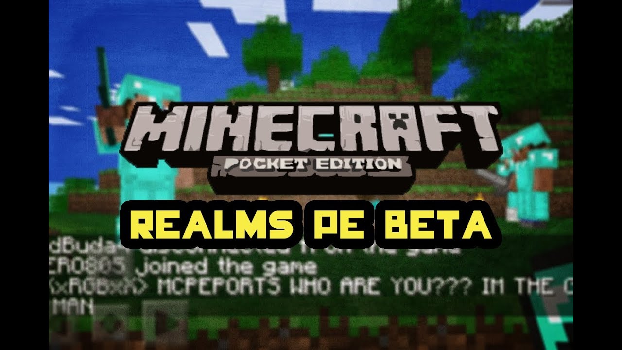 Realms Alpha | Online Gameplay | Minecraft Pocket Edition - YouTube