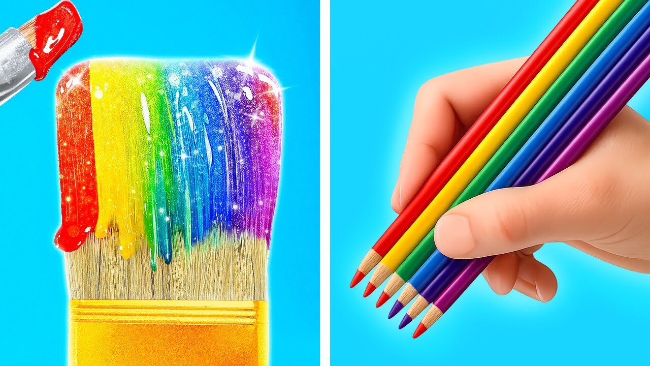 10 + Rainbow Art Challenges! 🌈 Who Can Create the Most Colorful ...
