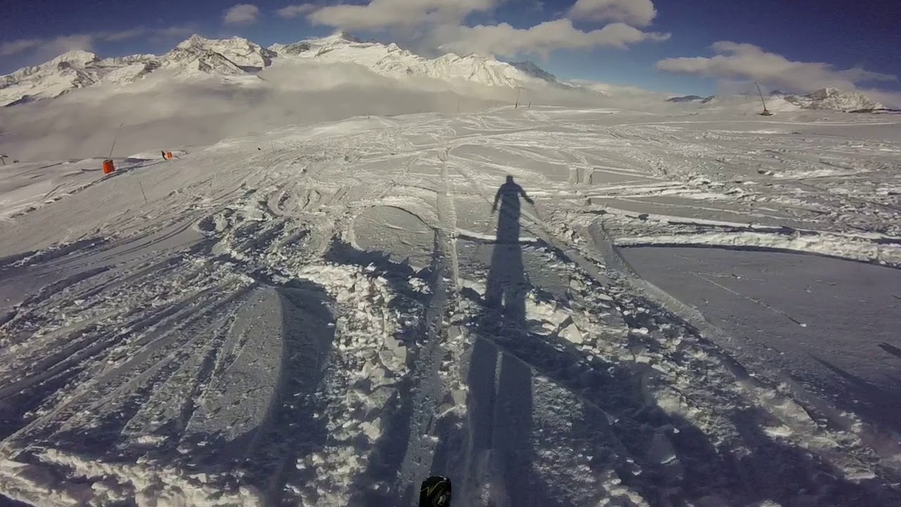Ski Zermatt Piste Gornergrat - YouTube