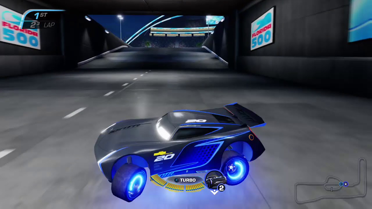 Cars 3 Driven To Win Jackson Storm Vs. Jackson Storm - YouTube