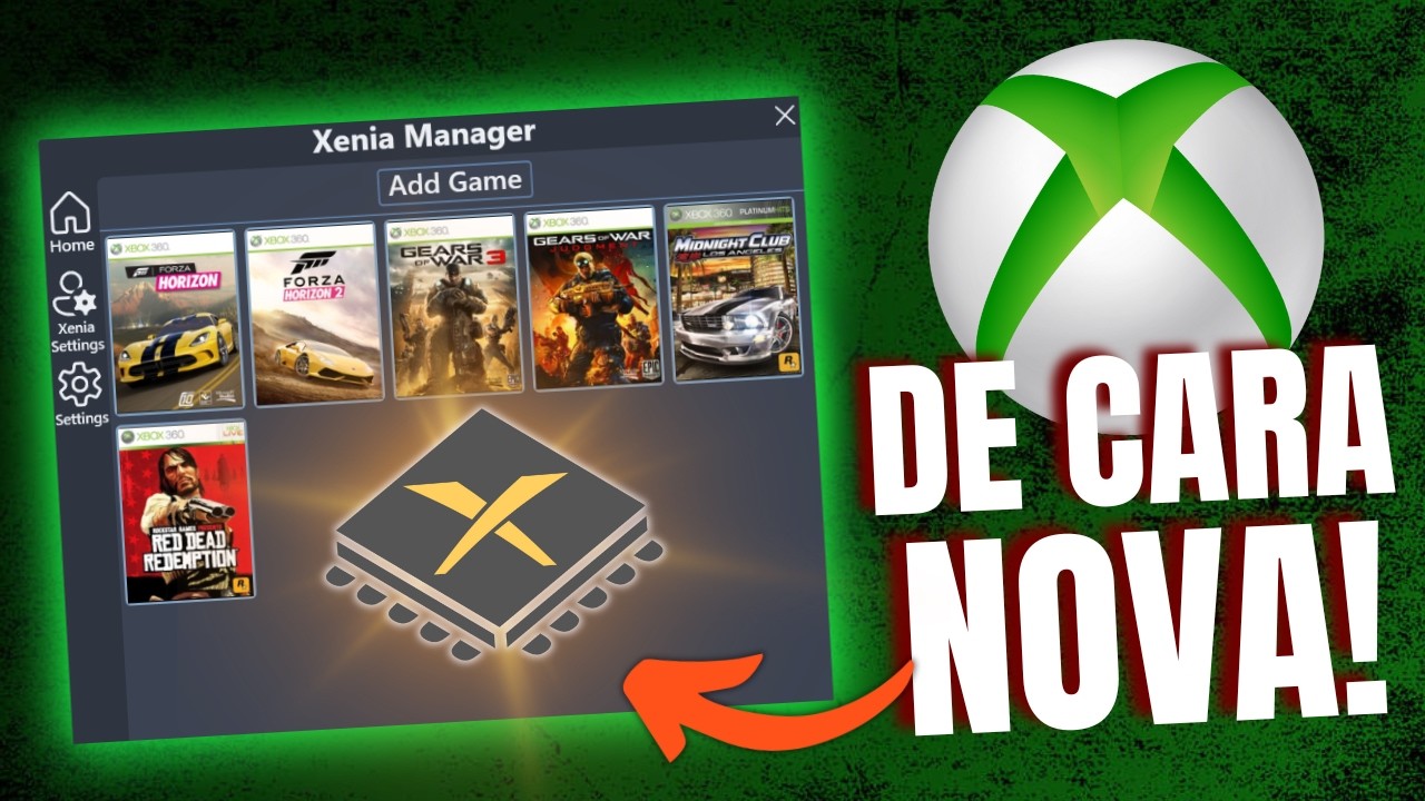 Isso Deixa o XENIA MUITO FÁCIL de Usar! Xenia Manager é muito TOP ...