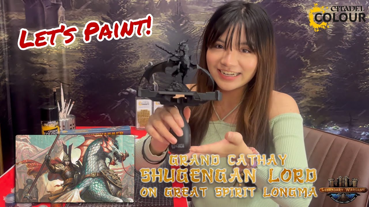 Let's Paint! เพ้นท์ Shugengan Lord on Great Spirit Longma กับน้องปุ๋ย ...
