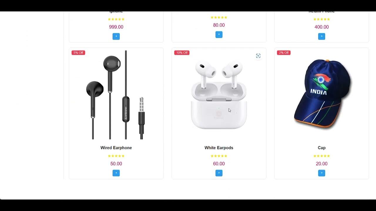 E - Commerce Website using React js, HTML and CSS || Web Development #webdevjourney # ...