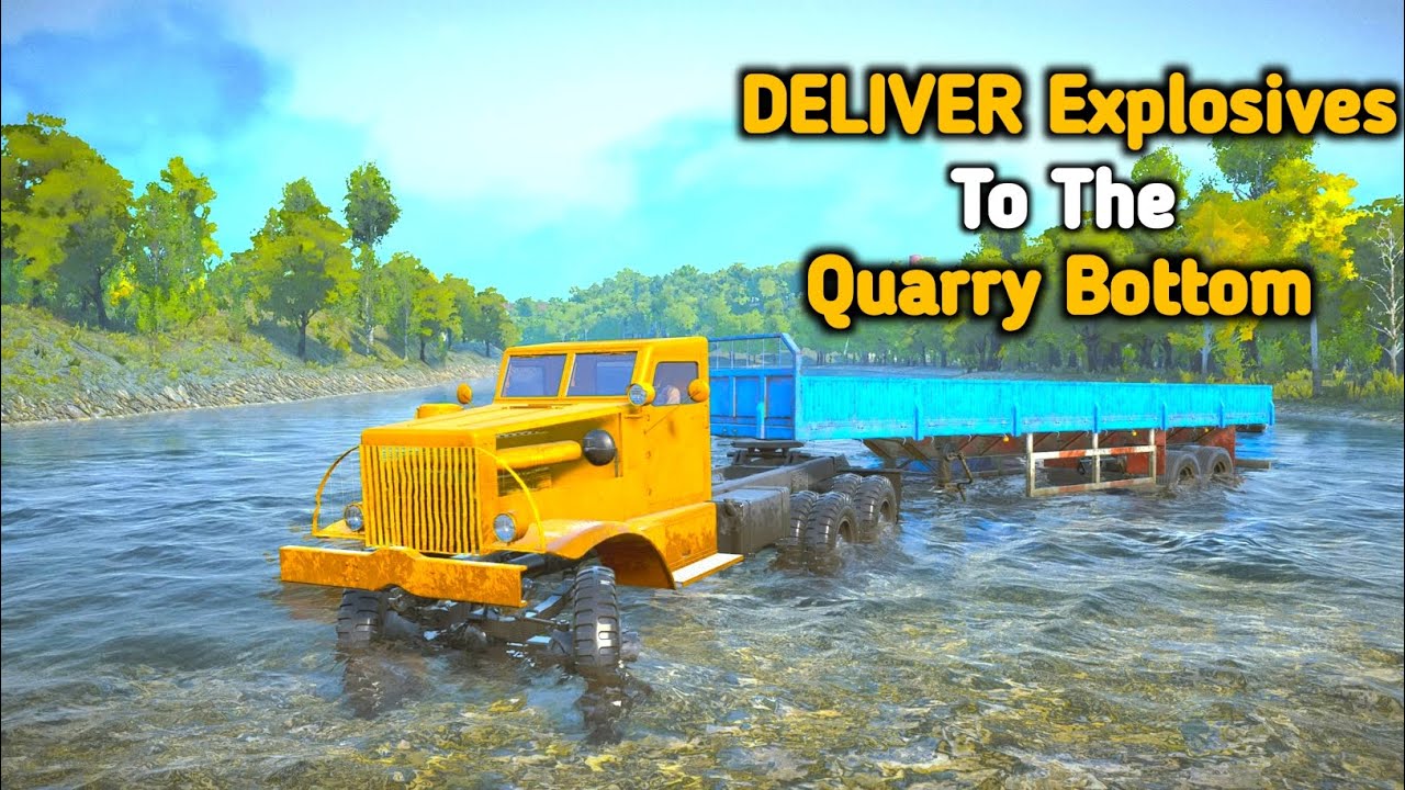 Deliver Secure Container To His Location | #snowrunner Gameplay Ps4 ...