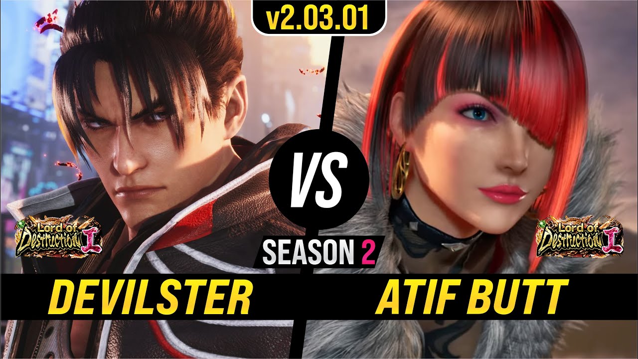 Tekken 8 | Devilster (Jin) VS Atif Butt (Anna) - YouTube