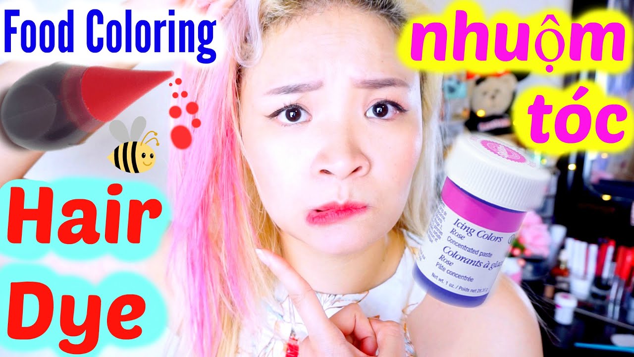 Try Dye Hair With Food Coloring | Thử Nhuộm Tóc Với Màu Thực Phẩm ...
