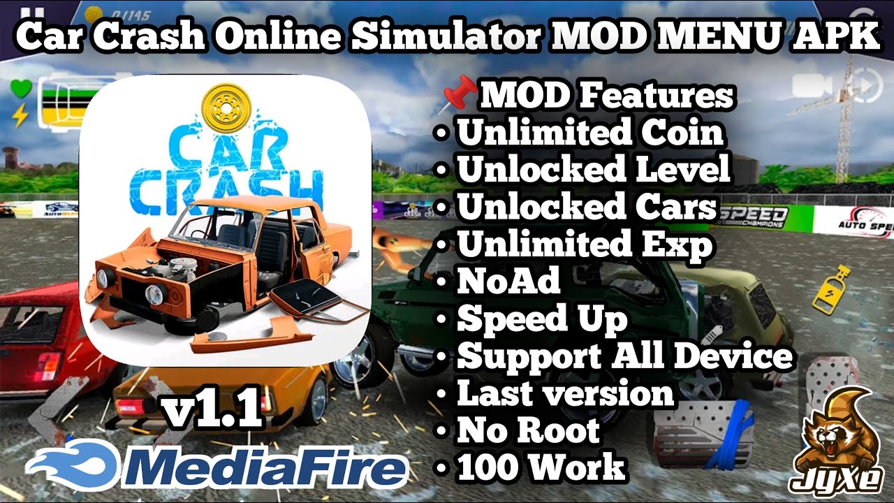 Car Crash Online Simulator MOD MENU APK Terbaru 2022 v1.1 - YouTube