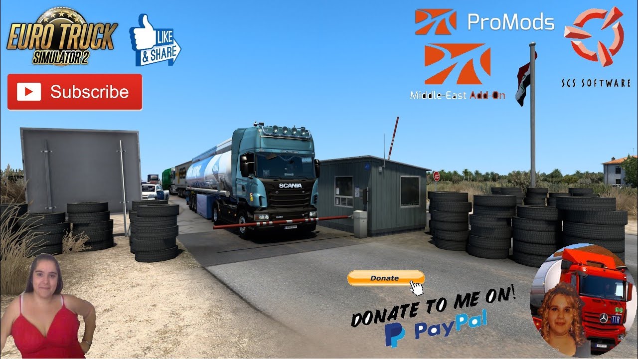 Euro Truck Simulator 2 (1.43) Middle East Addon for Promods map v2.60 ...