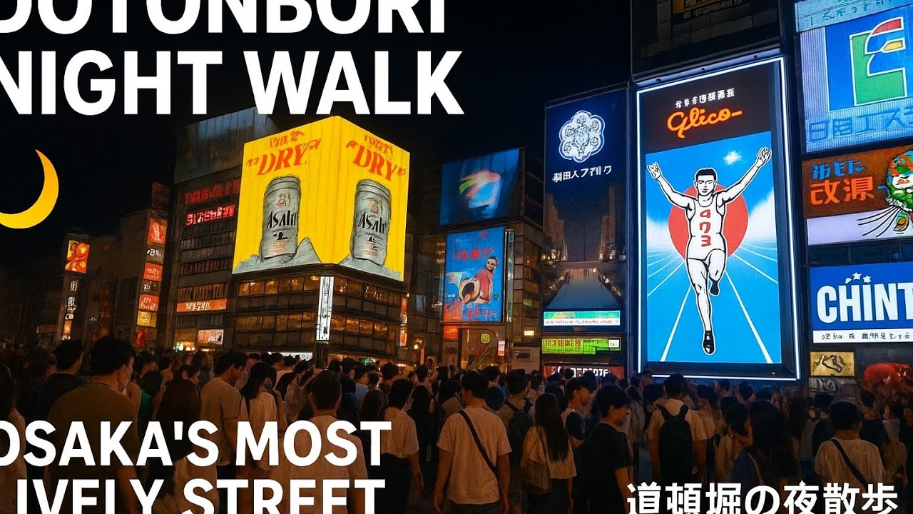 4K Dotonbori Night Walk 🌃 Osaka’s Most Lively Street | 道頓堀の夜散歩 - YouTube