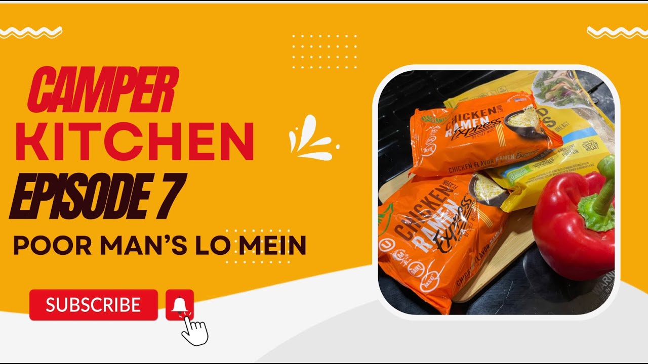 Camping Kitchen episode 7 "Poor Man's Lo Mein" - YouTube