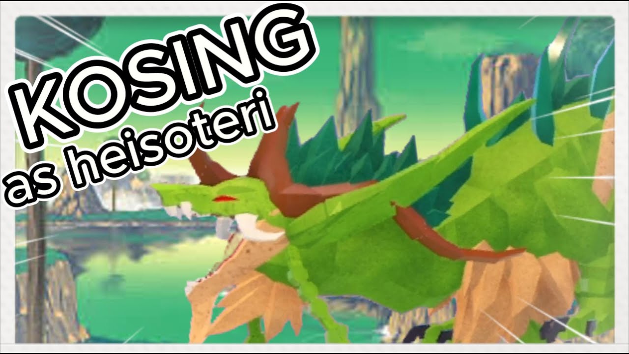 Kosing as Heisoteri!!! Creatures of sonaria - YouTube