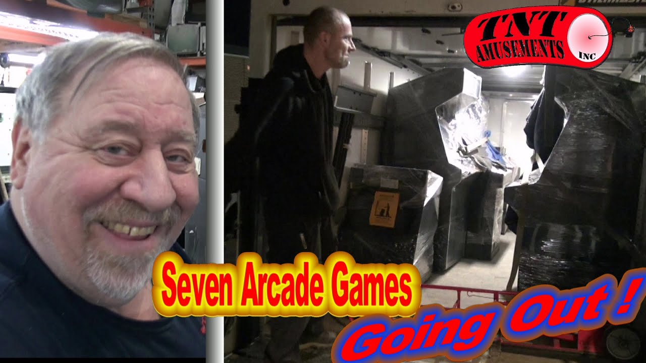 #1790 Seven Arcade Video Games sold to one Arcade in Maine! - TNT ...