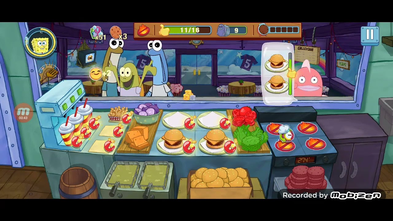 SpongeBob: Krusty Cook-Off - Krusty Krab (Level 45/50) - YouTube