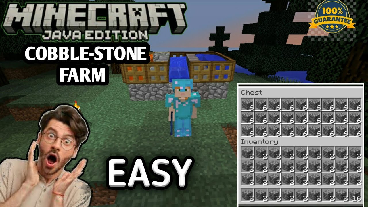 How to make a easy cobblestone-farm in Minecraft 1.20 #2023 - YouTube