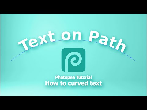 Photopea curve text tutorial