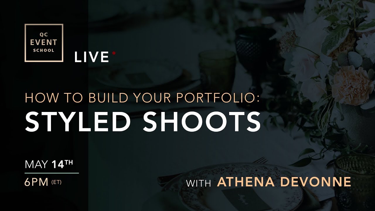 Building Your Event Portfolio: Styled Shoots! - YouTube