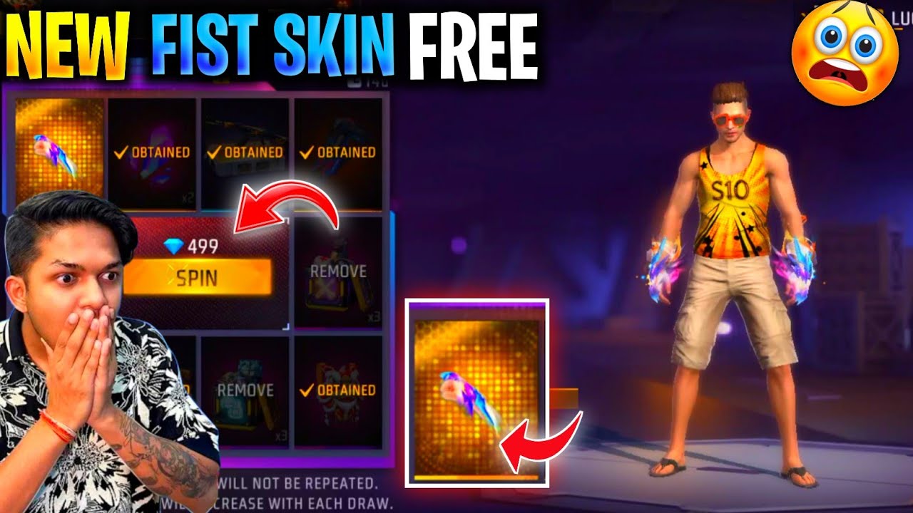 Fist Faded Wheel Event Free Fire 🤑 | New Frost Fire Puch Fist Skin 😨 ...