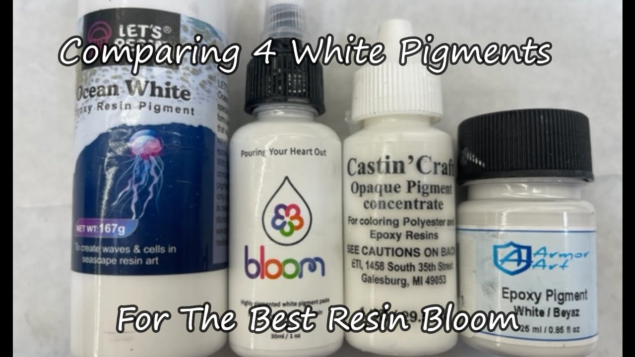 #245 Comparing 4 White Pigment Pastes In This Bloom Experiment! - YouTube