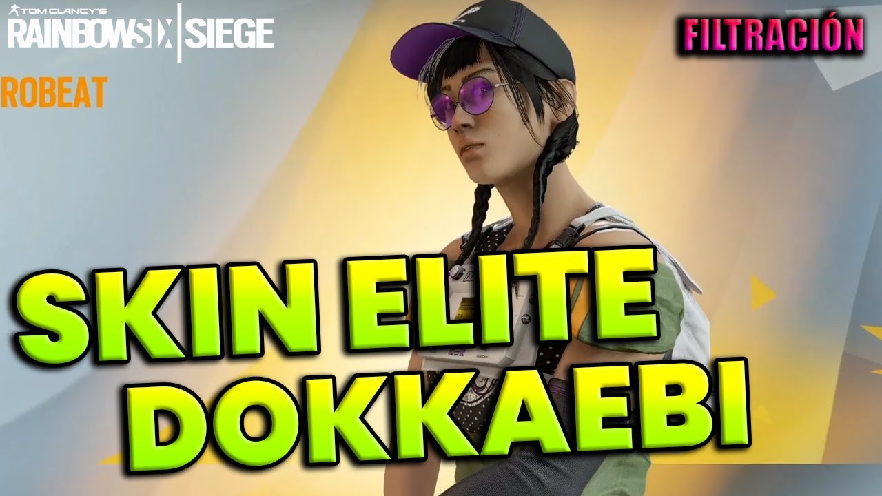 FILTRADA SKIN ELITE DE DOKKAEBI Y CELEBRACION RAINBOW SIX SIEGE | STEEL ...