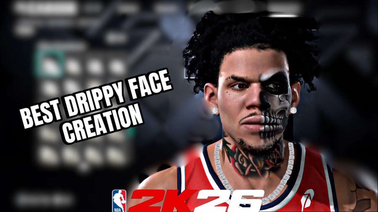 *NEW* BEST DRIPPY FACE CREATION TUTORIAL in NBA 2K26 • BEST COMP STAGE ...