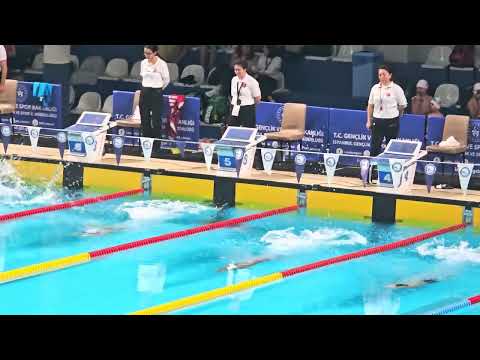 10.01.2026 Türkiye Yüzme Federasyonu Düzenlediği 8 Yaş Yarışları İstanbul 1. si, 46.69 sn ile