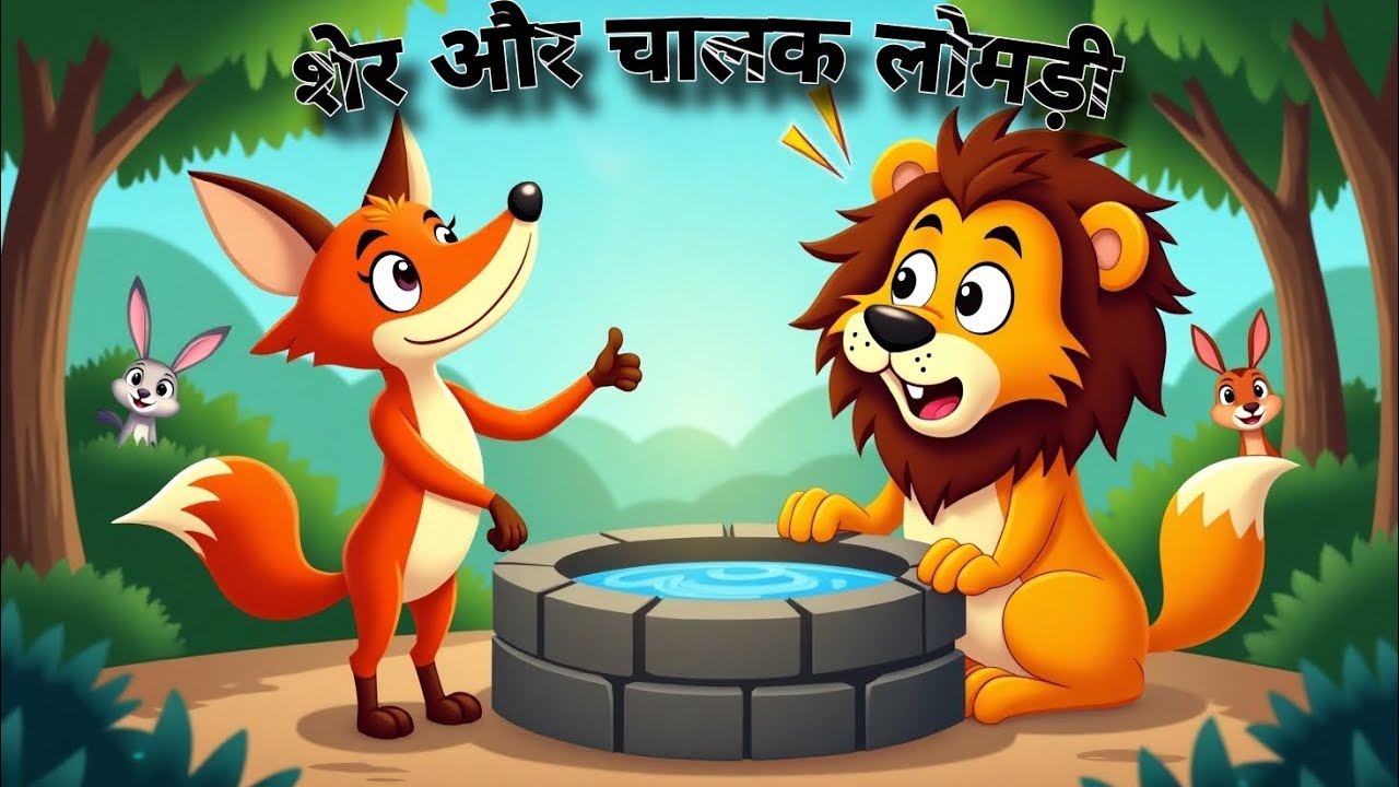 शेर और लोमड़ी की कहानी | Sher Aur Lomdi Ki Kahani | @CartooNukkad # ...