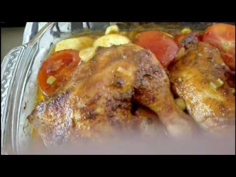 دجاج مصلي تونسي Djej mosli tounsi - YouTube