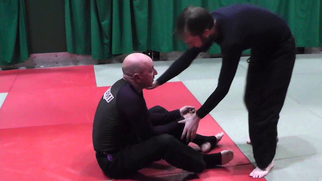 failed tripod sweep / single leg x guard sweep - YouTube