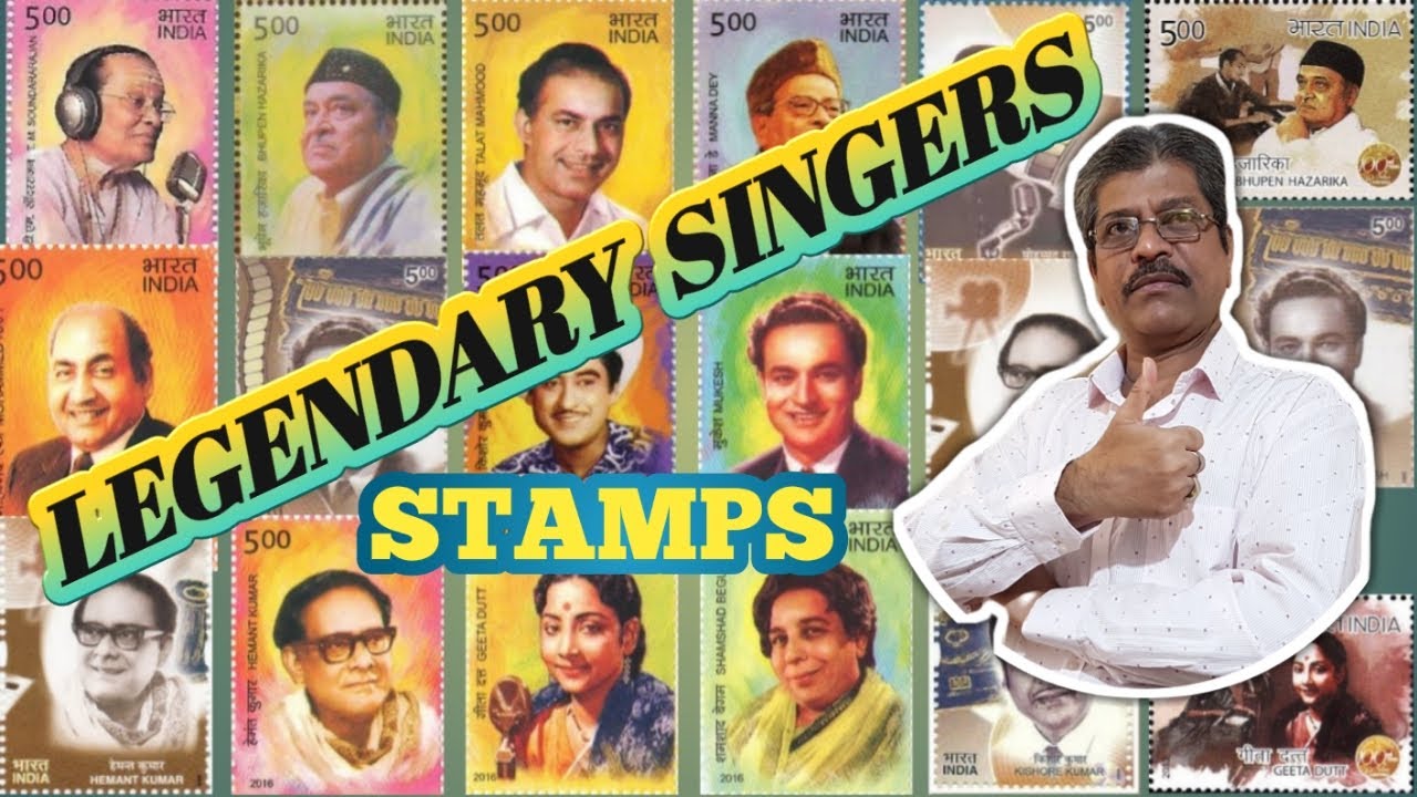 Legendary Singers of India - Stamps | narenn2k | Philately | Singers ...
