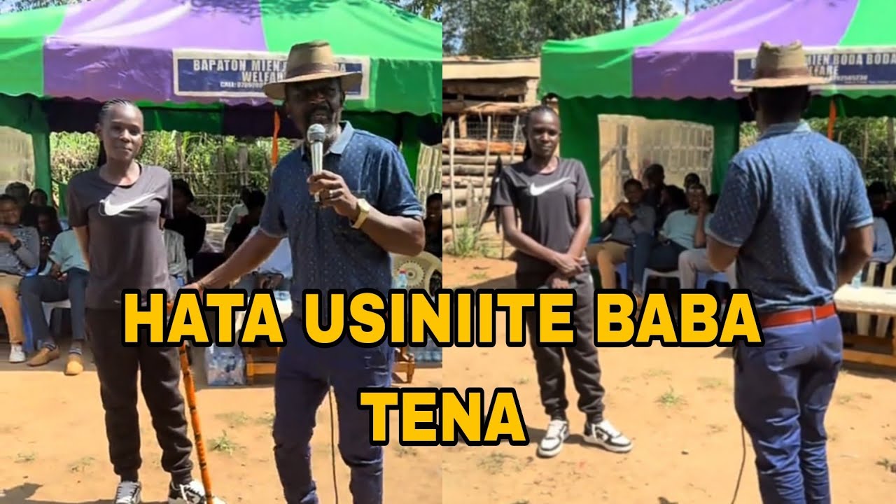 Hata Usiniite Baba!Dem wa wacebook Father give emotional speech in ...