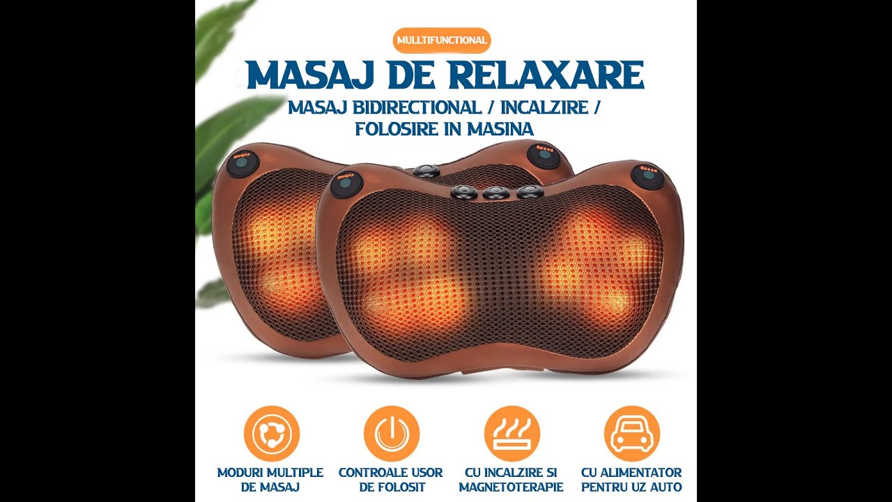 Perna Aparat Masaj Incalzire, Magnetoterapie, 20W, 15 Min, Protectie ...