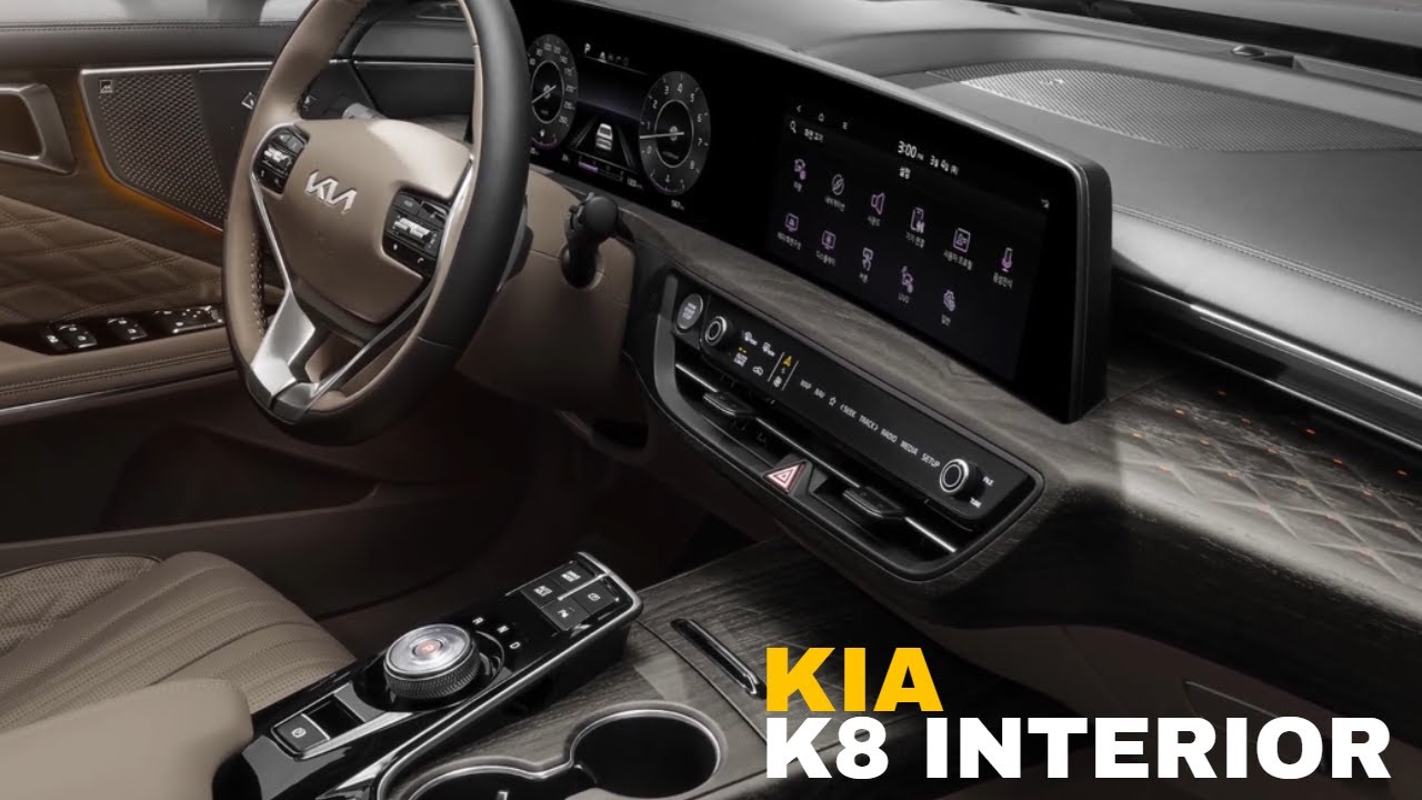 INTERIOR New Kia K8 2021 Luxury Sedan | Technology & luxury with ...
