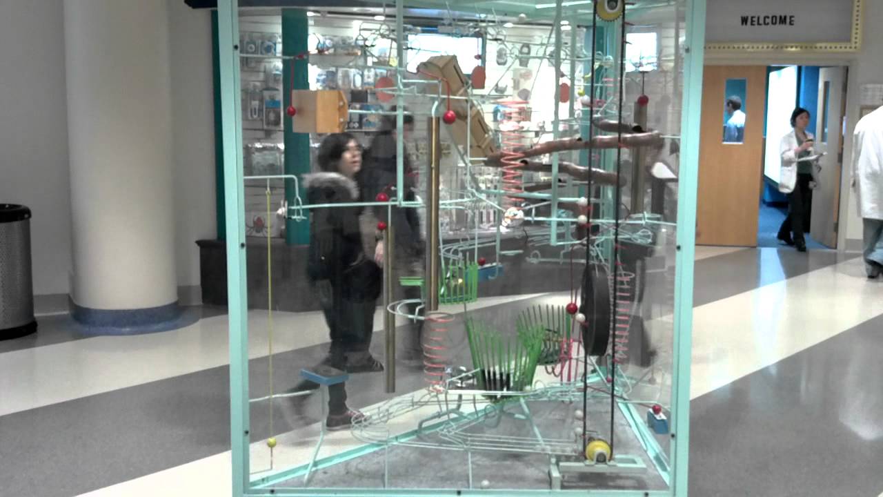 Fun perpetual motion display at University Hospital - Cleveland, OH ...