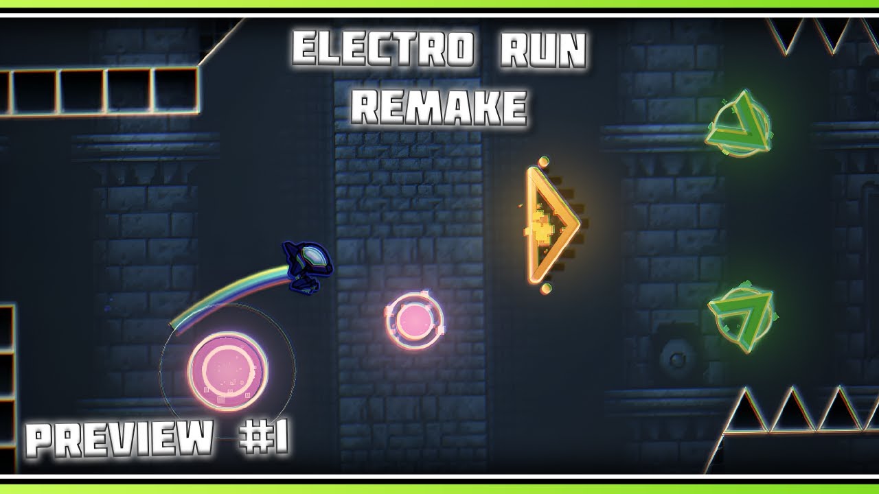Electro Run Remake | Preview #1 | Geometry Dash - YouTube