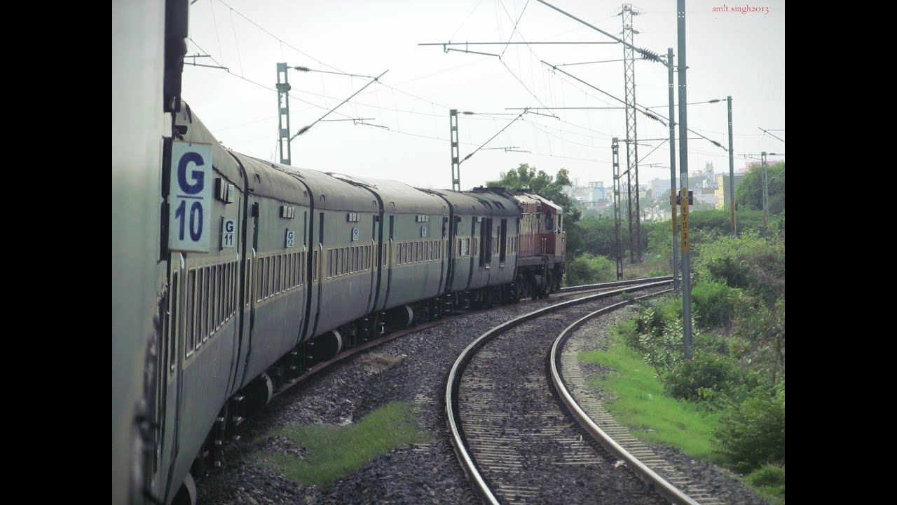 Kazipet WDM3A YPR-SC Garib Rath Skipping Hitech City and Hyundai Motor ...