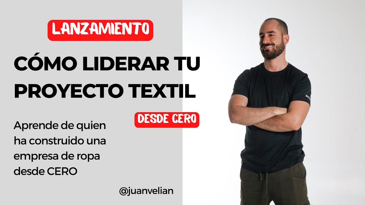 Lidera tu Proyecto Textil - YouTube