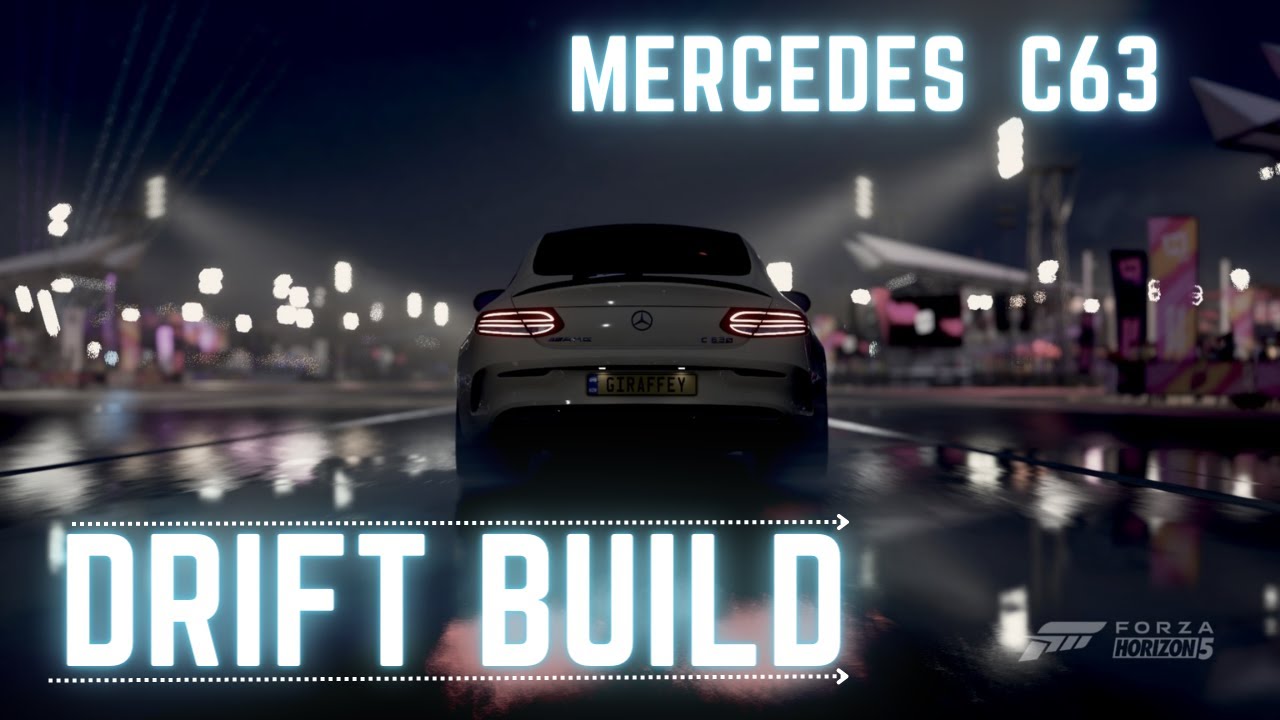 FORZA HORIZON 5- SMOOTHEST C63 BUILD - (DRIFT/TUNE BUILD) - YouTube