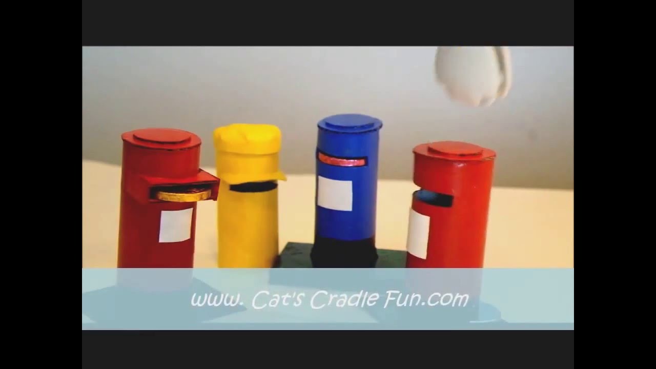 Paper Roll Post Crafts - Pillar box / Mail box - YouTube