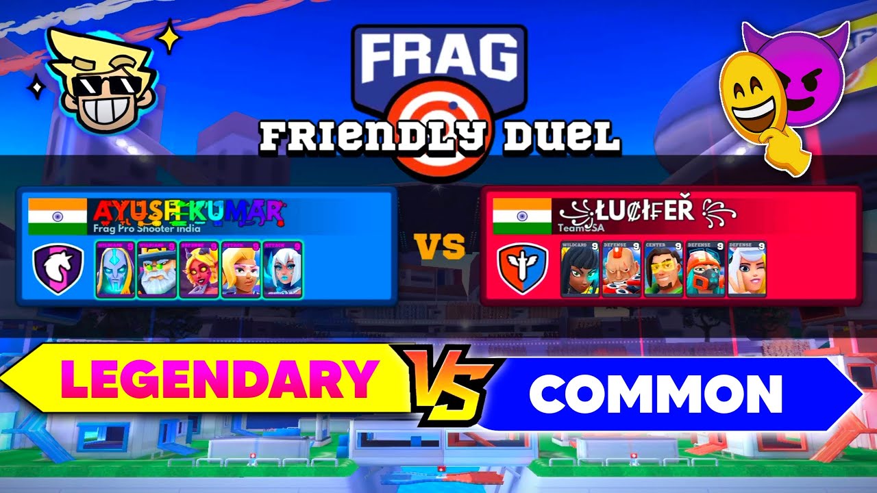 Who will Win ? LEGENDARY vs COMMON Battle | FRAG Pro Shooter - YouTube