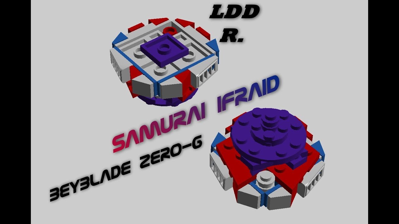 How To Make Lego Beyblade Zero-G Samurai Ifraid - YouTube