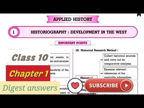 Class 10th History Chapter 1.Historiography : Development in the west ...