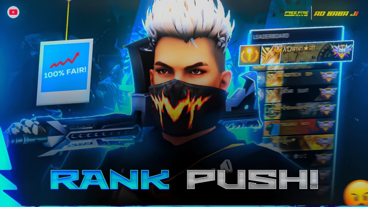 🔴[ Live Free Fire New Rank Season Push On Live !! - YouTube